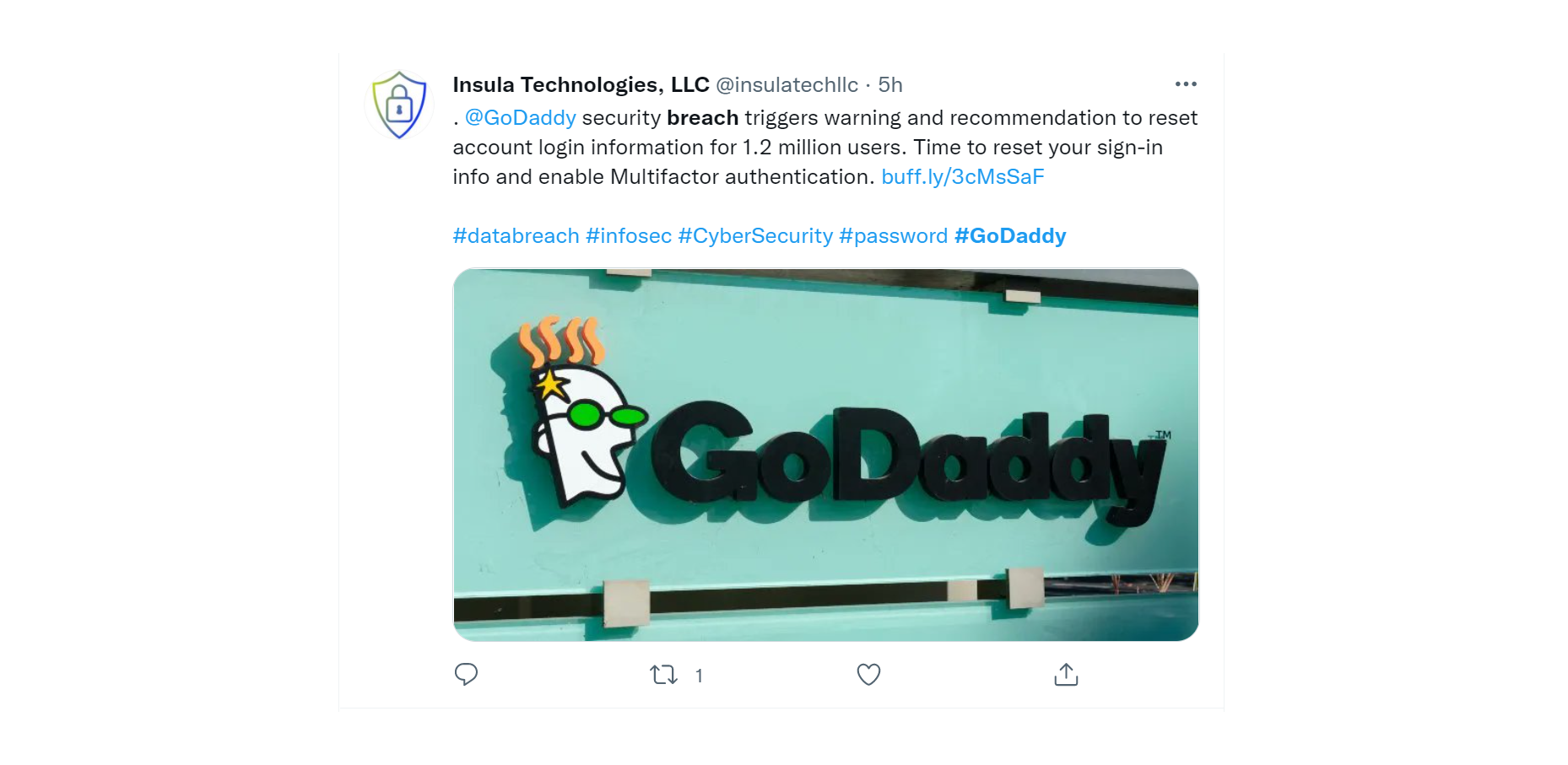 A New Data Breach Impacts Over 1.2 Million Customers of GoDaddy Web ...