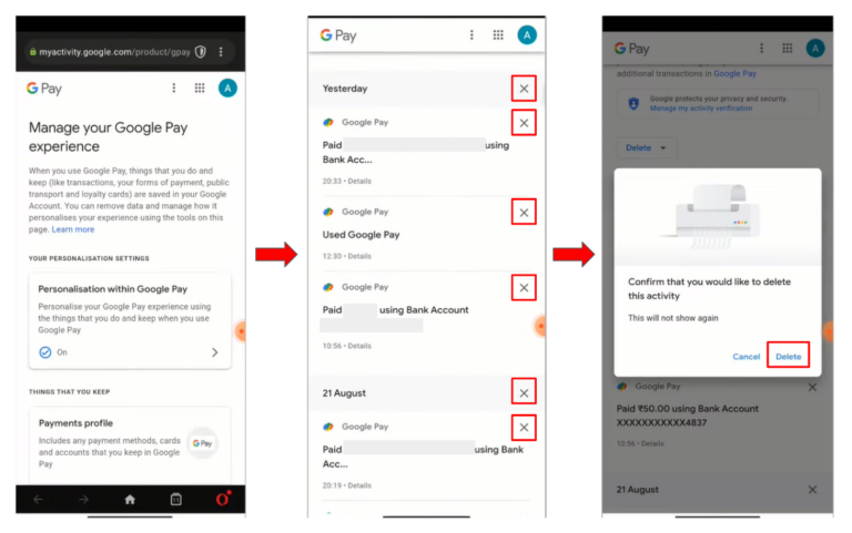 Guide: Delete Google Pay Transaction History | CyberGhost VPN