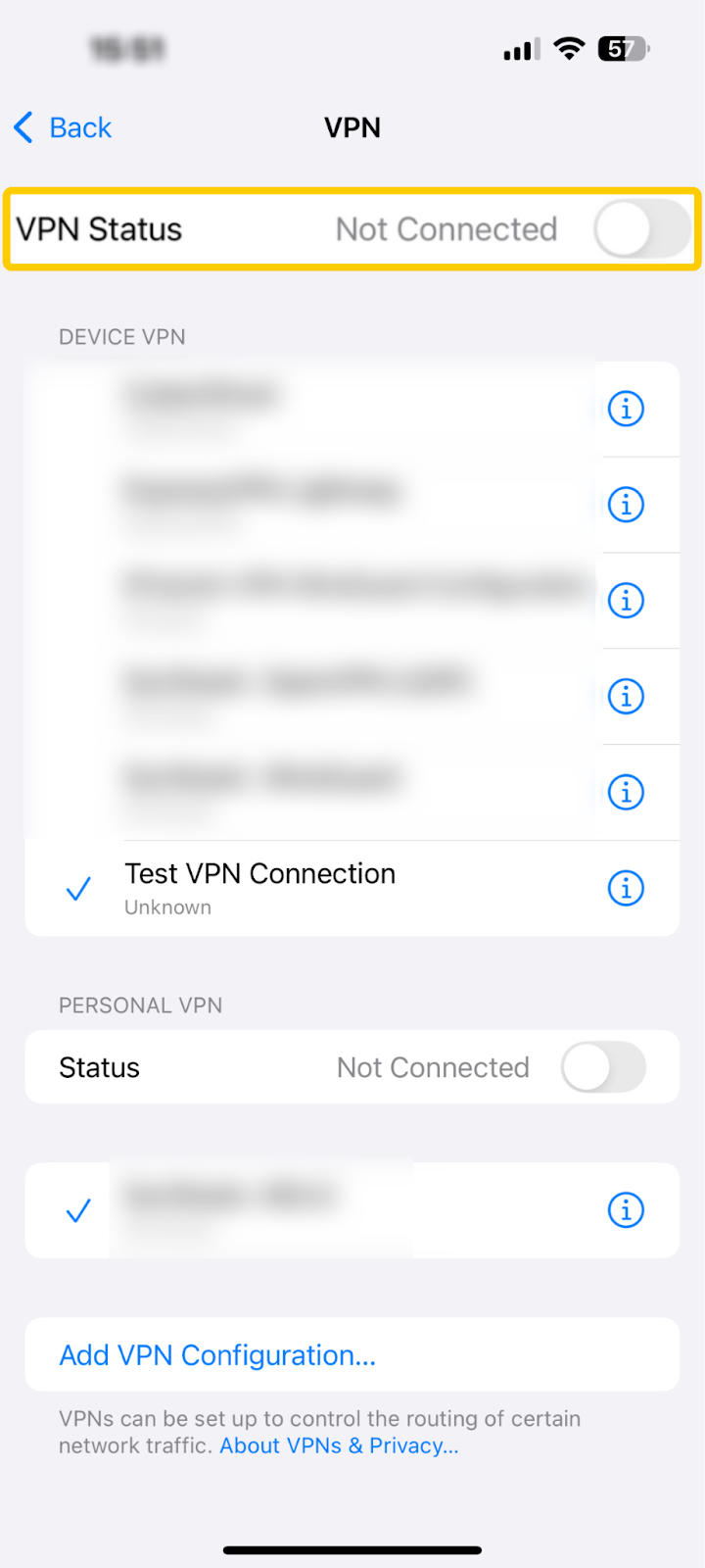 iPhoneでVPNをオフにする方法 | CyberGhost VPN